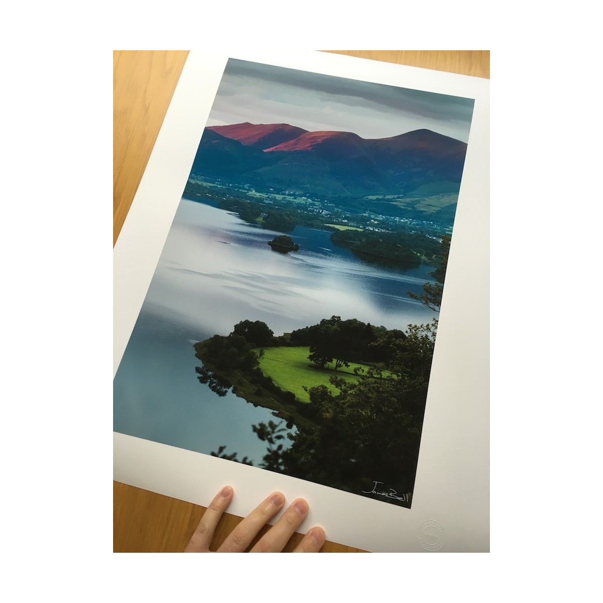 Surprise View Sunset Landscape Print